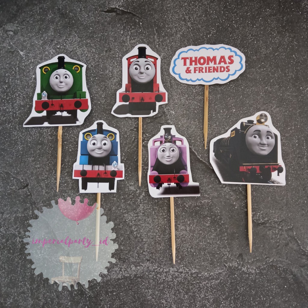 Jual Cake Cupcake Topper Kue Kereta Thomas And Friends | Shopee Indonesia
