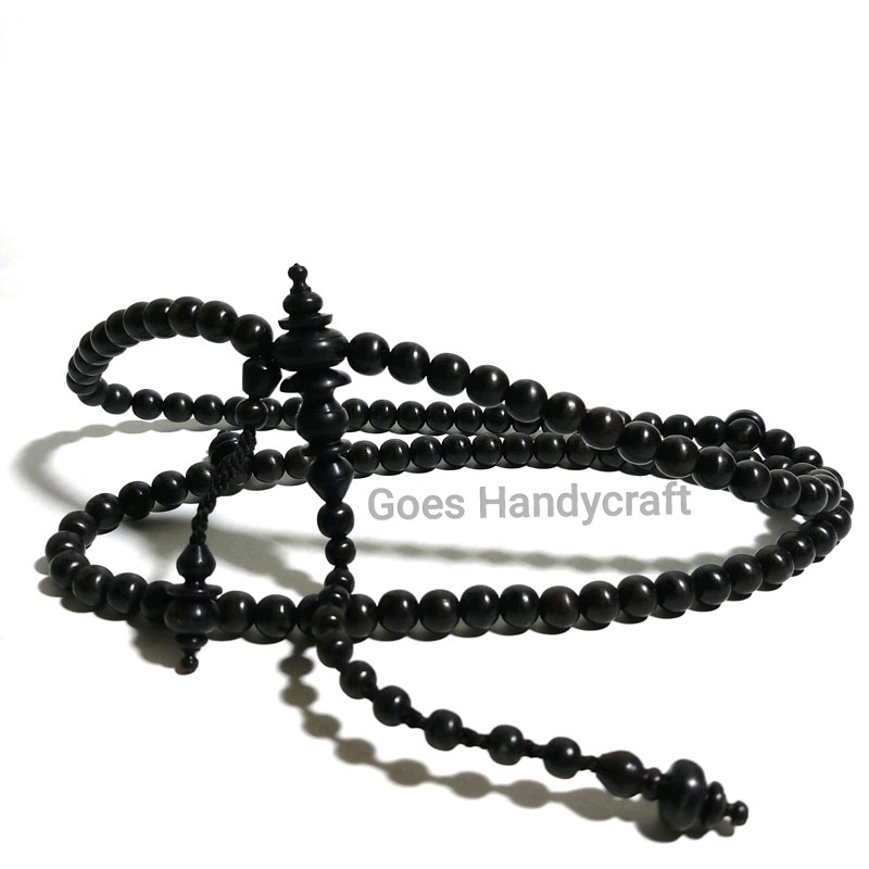 Tasbih kayu hitam kayu eboni asli kalimantan original macam macam ...