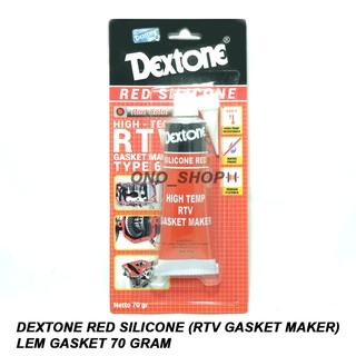 DEXTONE RED SILICONE 70 GR GRAM 70GR 70GRAM LEM BESI SILIKON MATERIAL ...