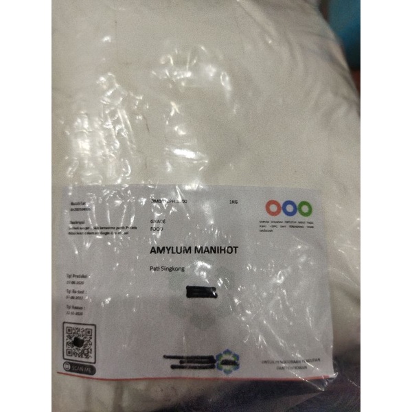 Jual Amylum/amilum Manihot 1 kg / Pati / Pati singkong murah termurah ...