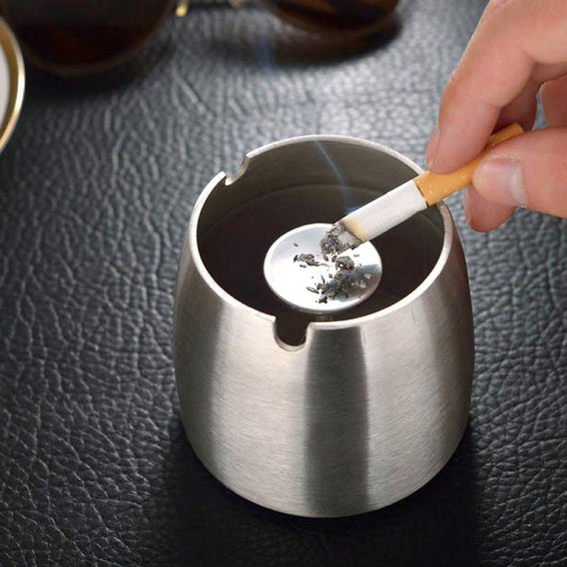 Jual Asbak Rokok Stainless Steel SUS304 / Tempat Putung Rokok / Sampah ...