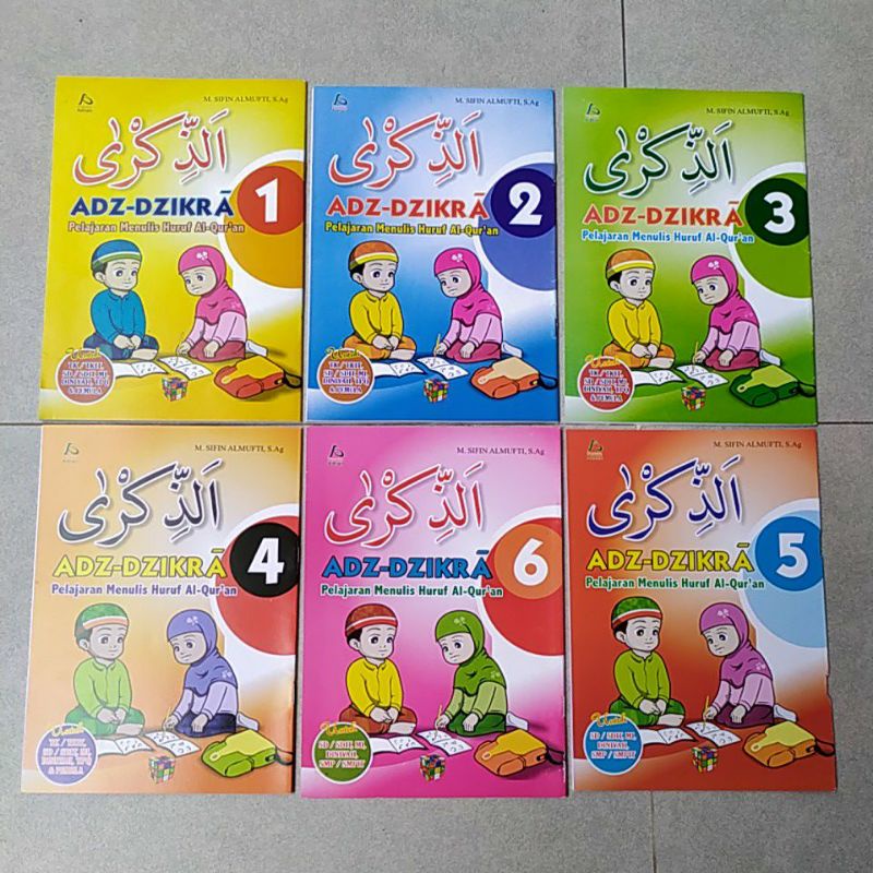 Jual ADZ-DZIKRA. pelajaran menulis huruf Al-Quran. ( jilid 1 - 6 ... Jual ADZ-DZIKRA. pelajaran menulis huruf Al-Quran. ( jilid 1 - 6 ...