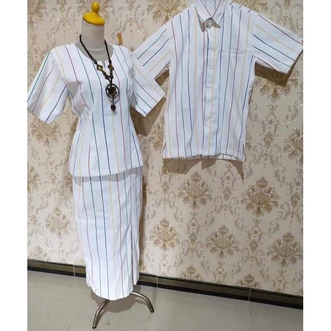 Jual SET COUPLE TENUN LURIK TORAJA PREWEDING KONDANGAN KEKINIAN FREE ...