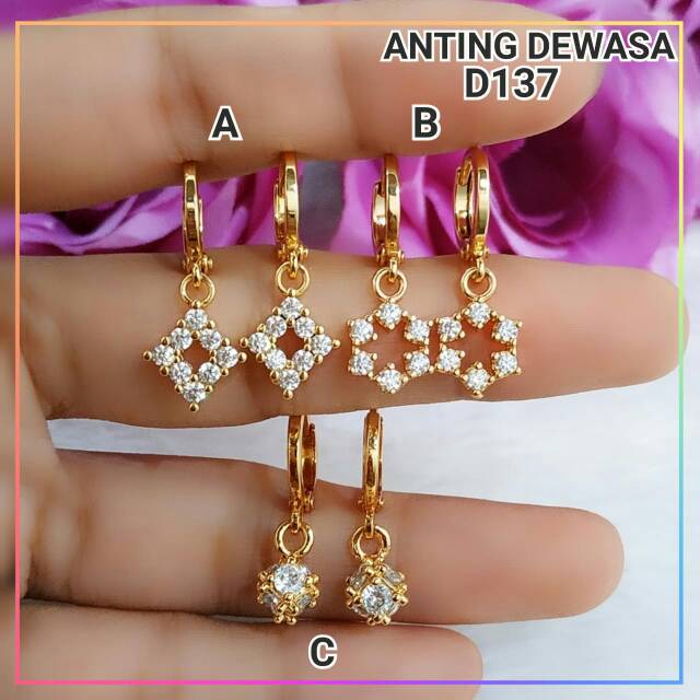 Anting xuping anting dewasa lapis emas gold D137 | Shopee Indonesia Anting xuping anting dewasa lapis emas gold D137 | Shopee Indonesia