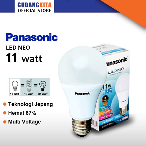 Jual Lampu Led Neo Panasonic 11 Watt LDAHV11DH7A | Shopee Indonesia