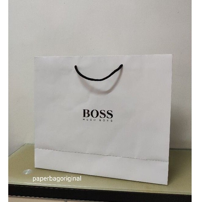 Jual Hugo Boss Paperbag Authentic Paper Bag Original | Shopee Indonesia