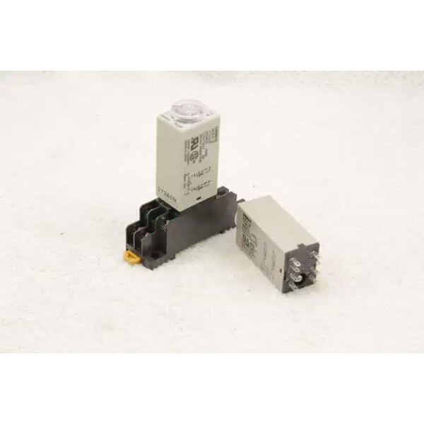 Jual AC 220V H3Y-2 H3Y Timer Delay Penunda Waktu Arus Listrik 0-60 Second 60s 60 Detik & Base 30 ...