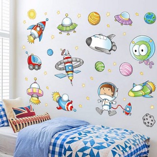Jual Stiker Dinding / Kaca / Wall Sticker (Perjalanan Luar Angkasa ...