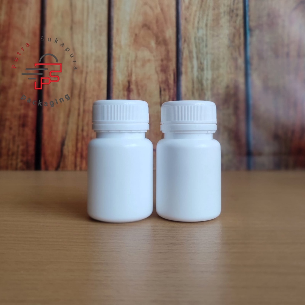 Jual botol kapsul ester 60ml / botol ester c 60ml / botol kemasan kapsul tablet | Shopee Indonesia