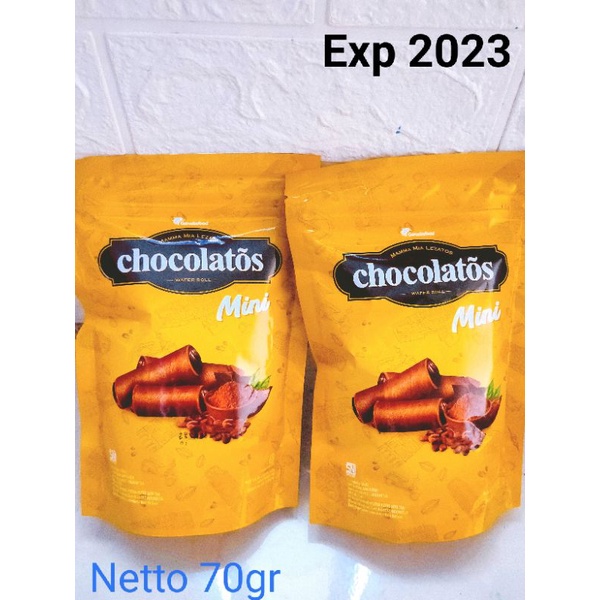 Jual CHOCOLATOS WAFER ROLL MINI 70gr | Shopee Indonesia
