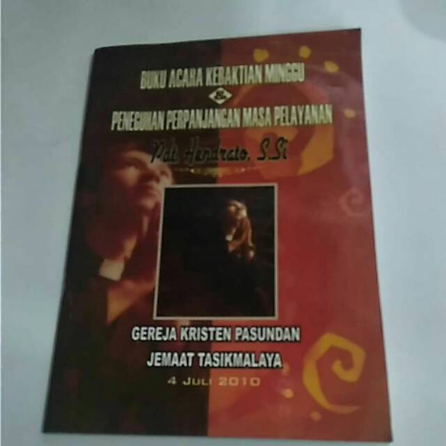 Jual Buku Acara Kebaktian Minggu & Peneguhan Perpanjangan Masa ...