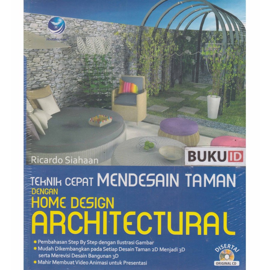 Jual Buku Teknik Cepat Mendesain Taman Dengan Home Design Architectural ...