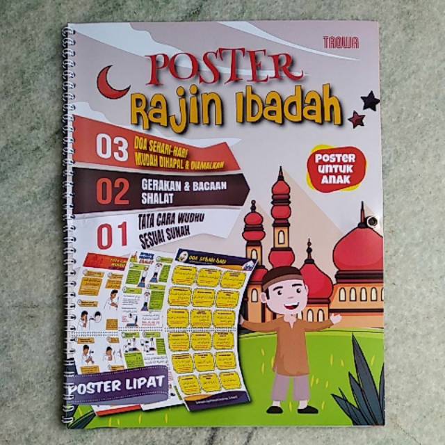 Jual Poster Lipat Rajin Ibadah Indonesia|Shopee Indonesia