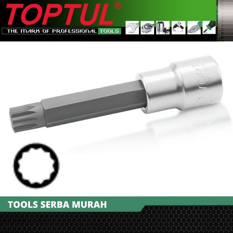 Jual SPLINE BIT SOCKETS M9,5 TOPTUL BCJA169E | Shopee Indonesia