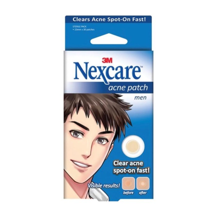 Jual NexCare 3M acne patch men / 30 patches | Shopee Indonesia