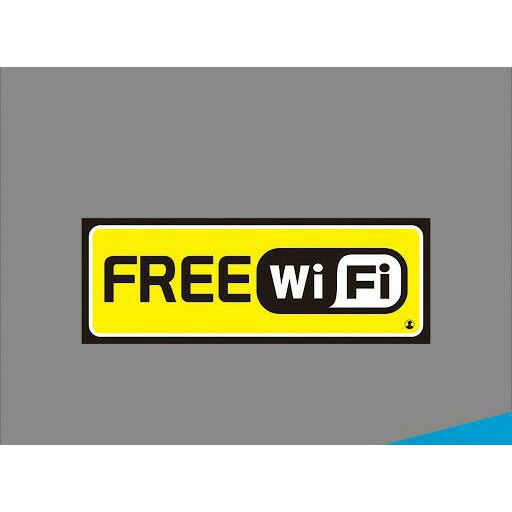 Jual stiker free wifi sticker free wifi | Shopee Indonesia
