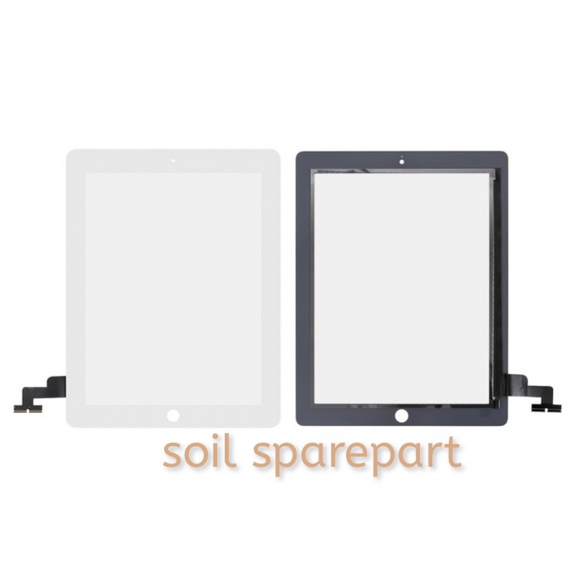 Jual LAYAR SENTUH TOUCHSCREEN TS IPA MINI 1 & 2 HITAM PUTIH LCD KACA TC ...
