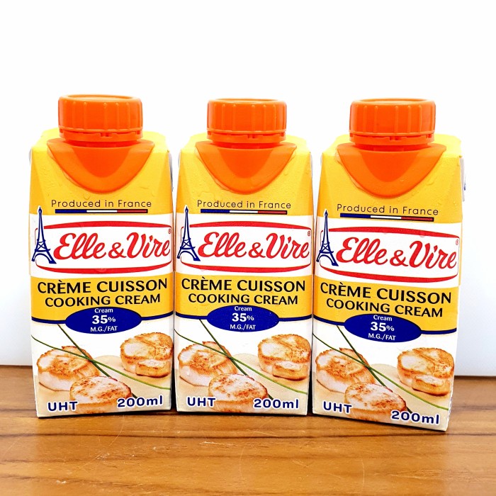 Jual COOKING CREAM ELLE&VIRE 200ml | Shopee Indonesia