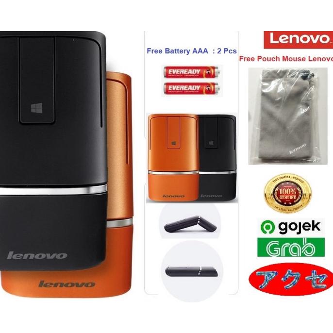 Jual Mouse Wireless Bluetooth Lenovo N700 Touch Mouse Laser Pointer ...