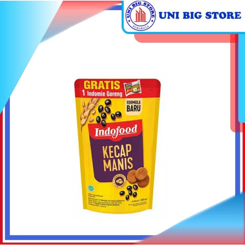 Jual Indofood Kecap Manis 520 ml Pouch Refill | Shopee Indonesia