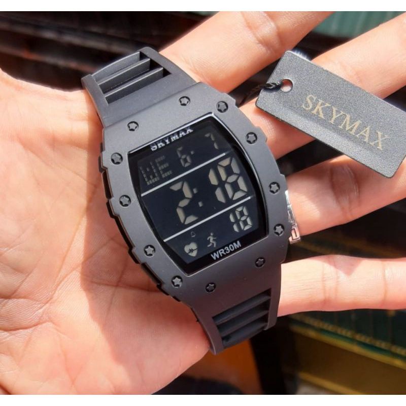 Jual SKYMAX ORIGINAL jam tangan anti air dan tahan beku SKY-2118 rubber | Shopee Indonesia
