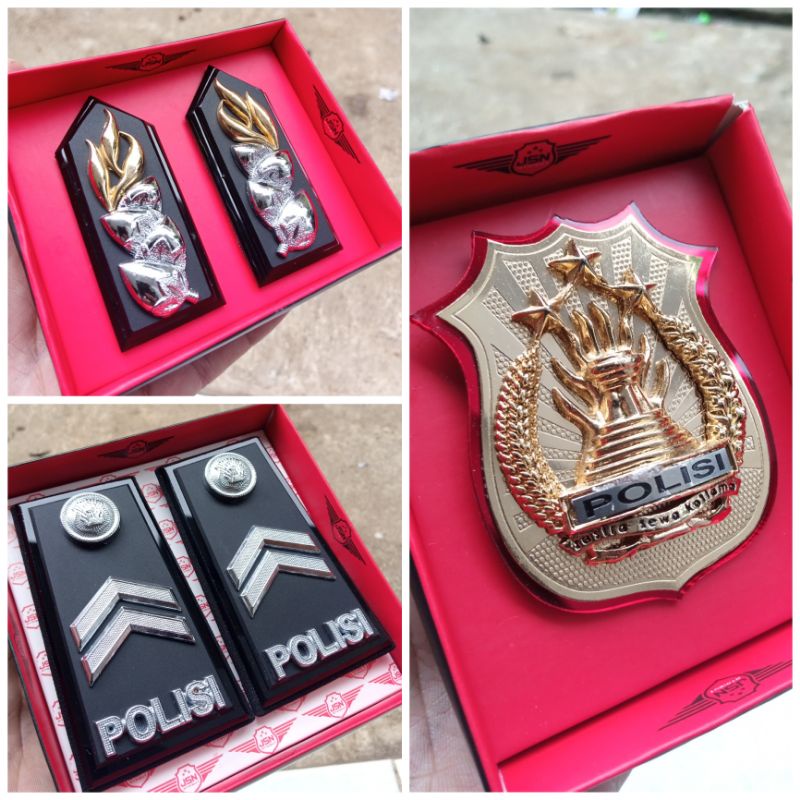 Jual pangkat briptu,monogram kewenangan full mika | Shopee Indonesia