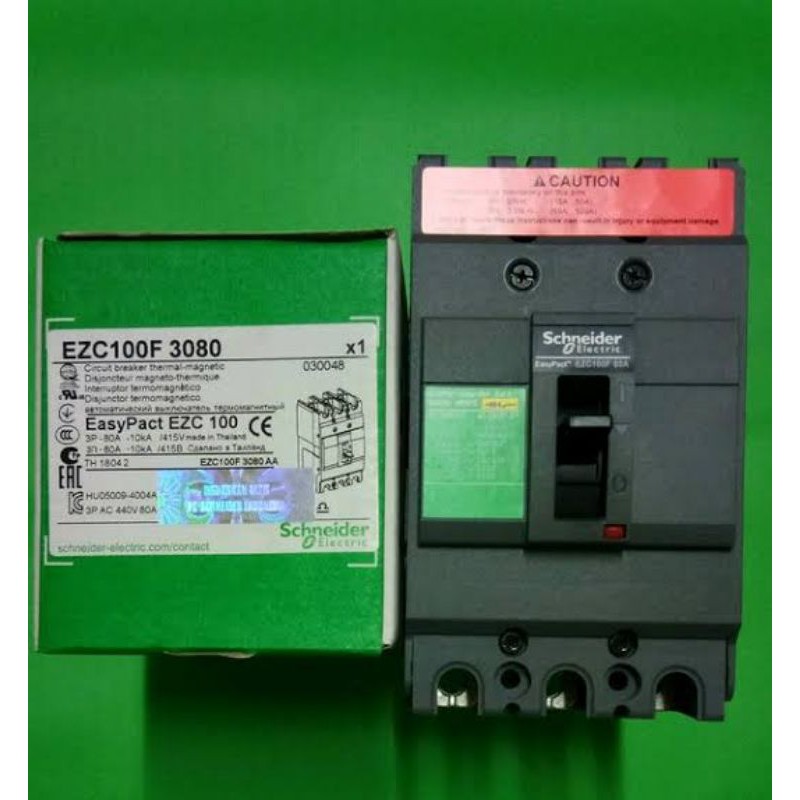Jual mccb ezc100f 3p 15a 20a 25a 30a 40a 50a 10ka schneider Indonesia|Shopee Indonesia