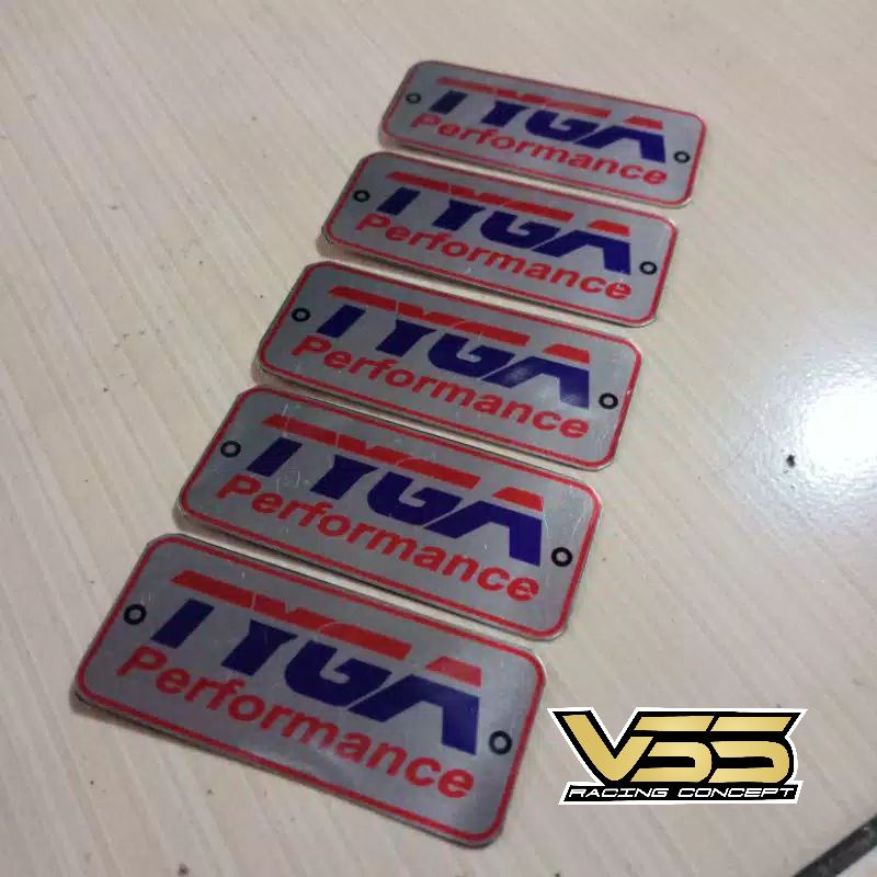Jual EMBLEM motor TYGA bahan plat alumunium | Shopee Indonesia