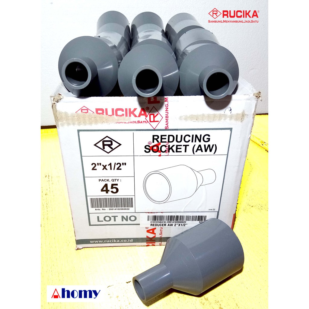 Jual r sock 2” x 1/2“ TS AW tebal rucika (reducer socket/vlok sock) pvc ...