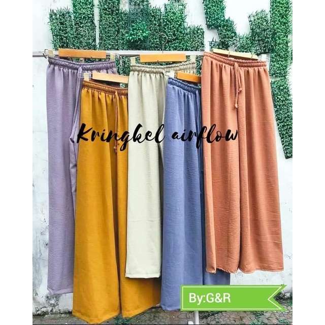 Jual Kulot kringkel airflow/ kulot kringkel bahan jatuh/ kulot cringkel ... Jual Kulot kringkel airflow/ kulot kringkel bahan jatuh/ kulot cringkel ...