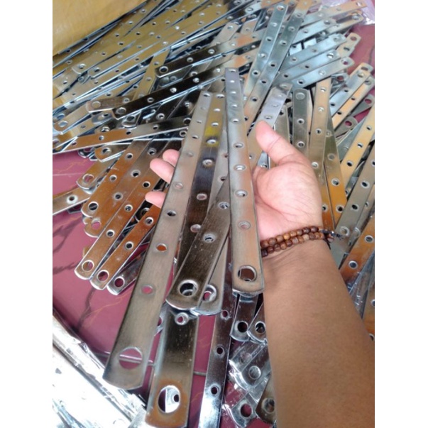 Jual penggaris lubang besi chrome/panel plat lubang besi chrome/panel ...