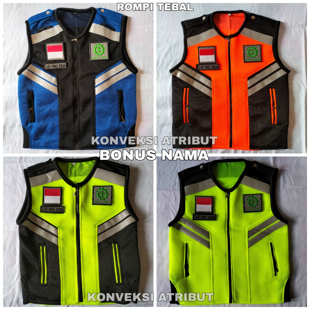 Jual Rompi proyek safety k3 lapangan outdoor Indonesia|Shopee Indonesia
