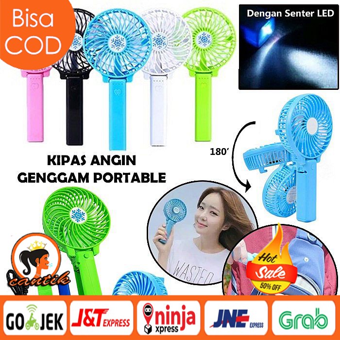 Jual KIPAS GENGGAM / KIPAS ANGIN PORTABLE / KIPAS LIPAT / MINI HAND FAN ...