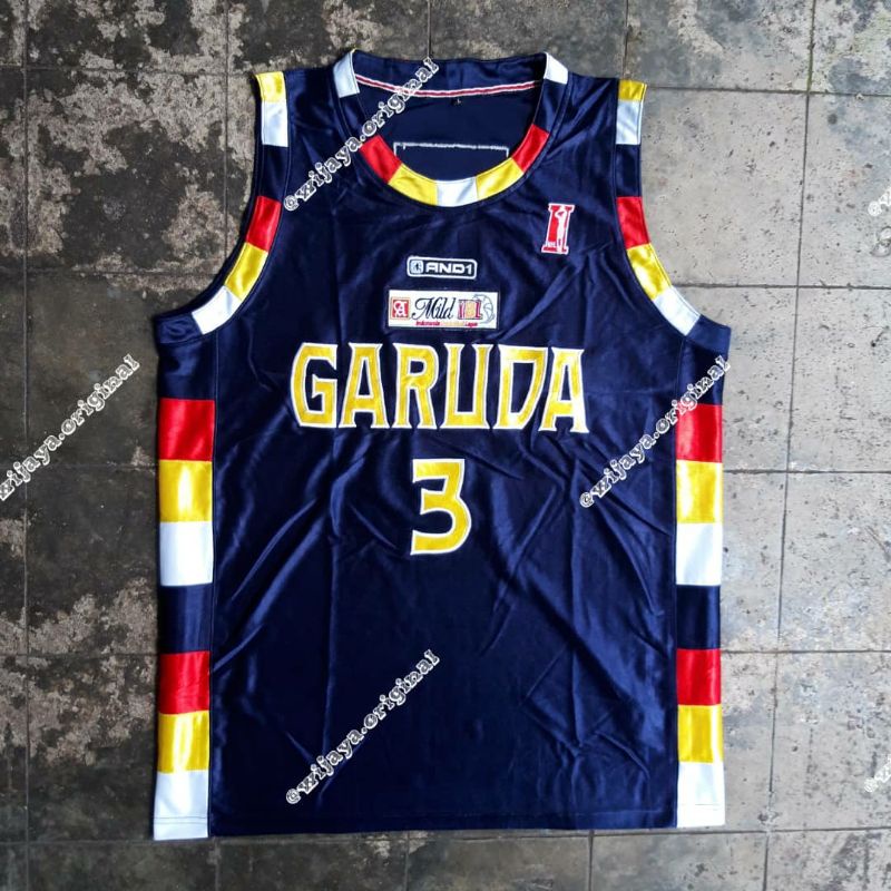 Jual JERSEY BASKET IBL REPRO GARUDA BANDUNG #3 KELLY PURWANTO - NAVY ...