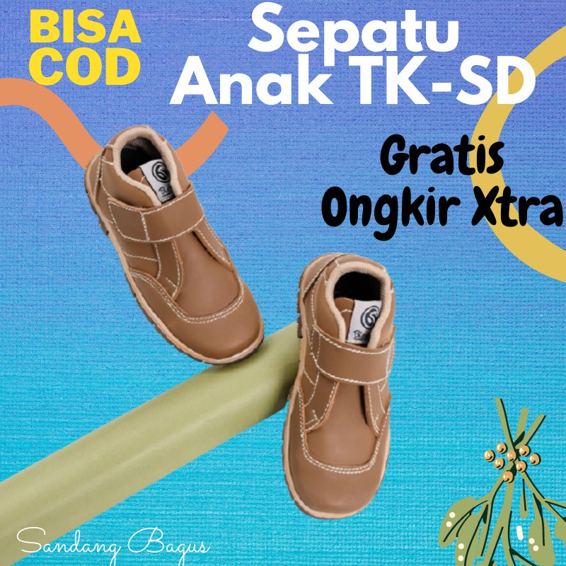 Jual Sepatu Anak Laki Laki Umur 3 4 5 Tahun Untuk Sekolah TK PAUD PU ...
