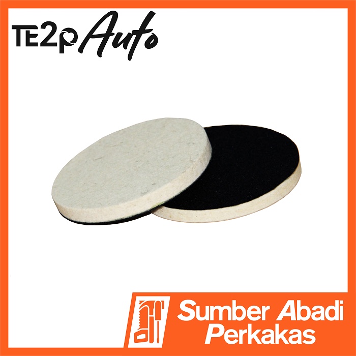 Jual Busa Spon Poles Kaca Mobil Jamur Baret 4 5 Inch Wool Felt Glass ...