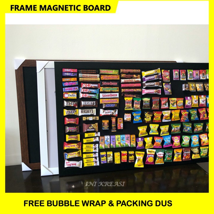 Jual PAPAN DISPLAY MAGNET / FRAME MAGNETIC BOARD / PIGURA PAPAN MAGNET ...