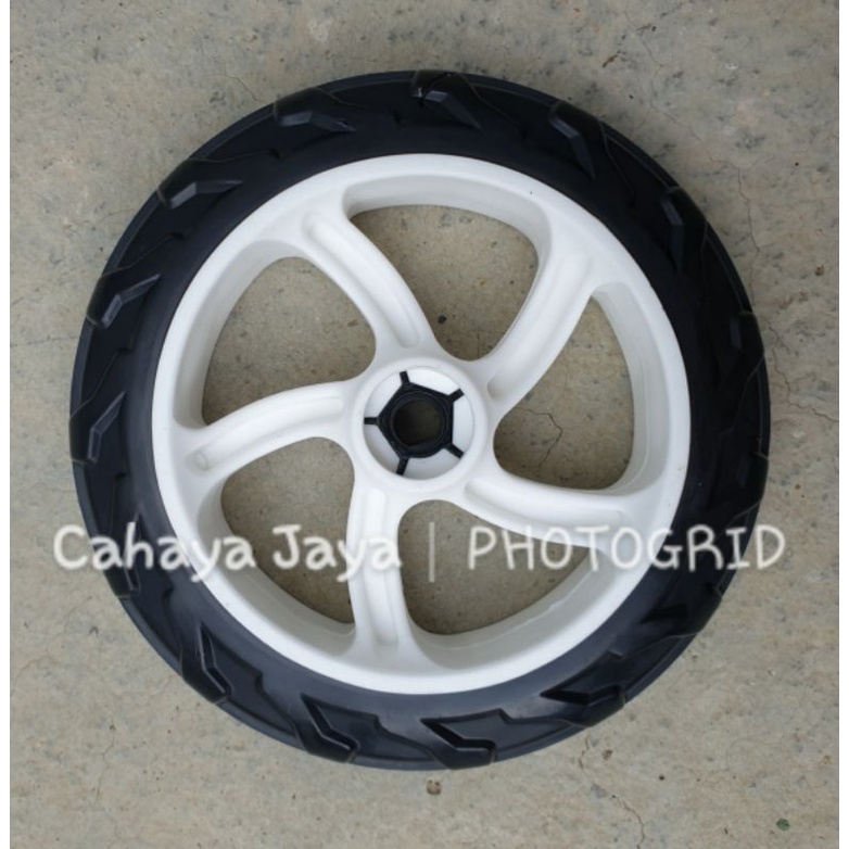 Jual Roda Belakang Scooter Skuter Otopet Injak Putih | Shopee Indonesia