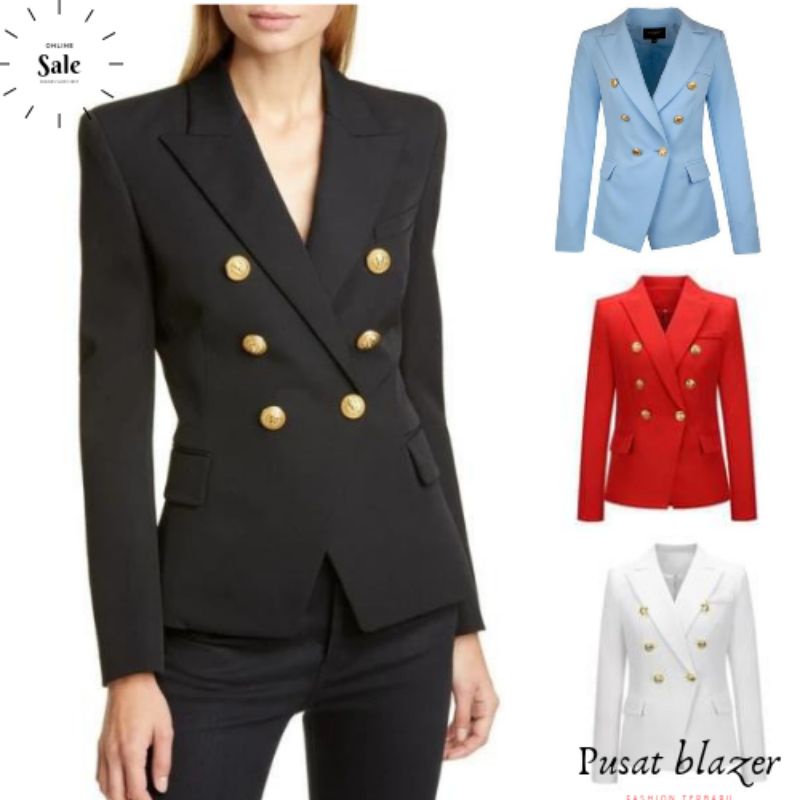 Jual BLAZER WANITA / BLAZER CEWE KEREN / JAS FORMAL WANITA Indonesia ...