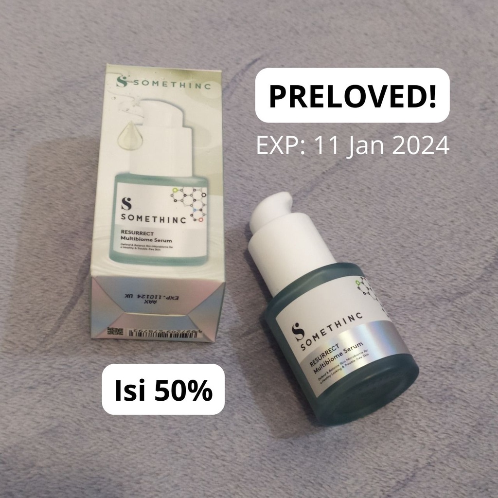 Jual PRELOVED Somethinc Resurrect (Isi 50%) | Shopee Indonesia Jual PRELOVED Somethinc Resurrect (Isi 50%) | Shopee Indonesia
