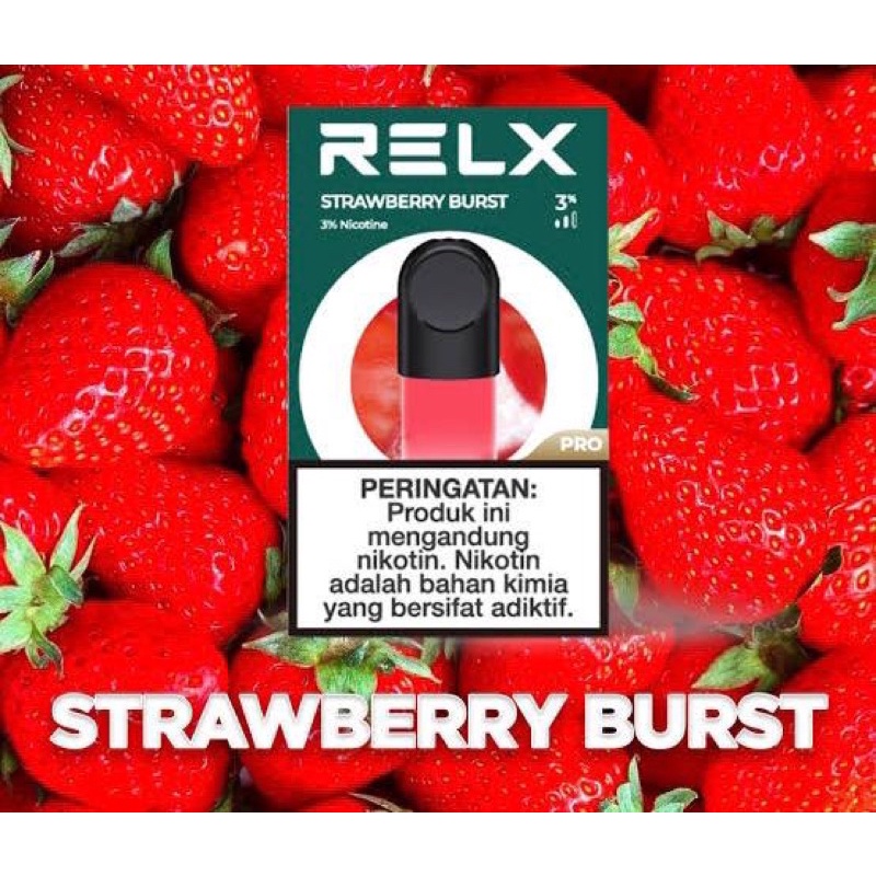 Jual RELX POD PRO STAWBERRY BURST | Shopee Indonesia