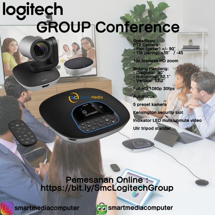 Jual Webcam Logitech Group Video Conference | Shopee Indonesia