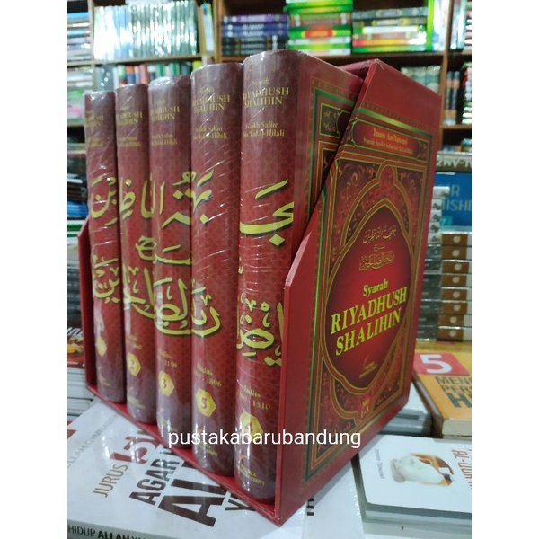 Jual [Original] Buku Syarah Riyadhus Shalihin Lengkap 5 Jilid HC Plus Box Edisi Terbaru ...