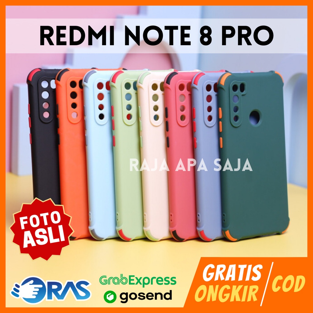 Jual Soft Case XIAOMI REDMI NOTE 8 PRO Silikon Anti Crack Bumper Case ...