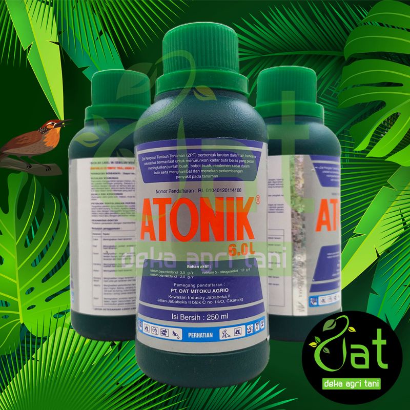 Jual PUPUK ZAT PENGATUR TUMBUHAN ZPT ATONIK 6.0L 250 ML | Shopee Indonesia
