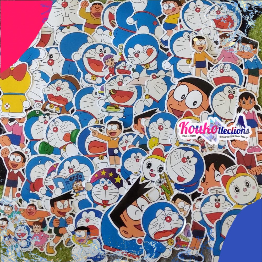 Jual Stiker Anime HARGA ISI 30 STIKER Doraemon Nobita Shizuka Giant ...