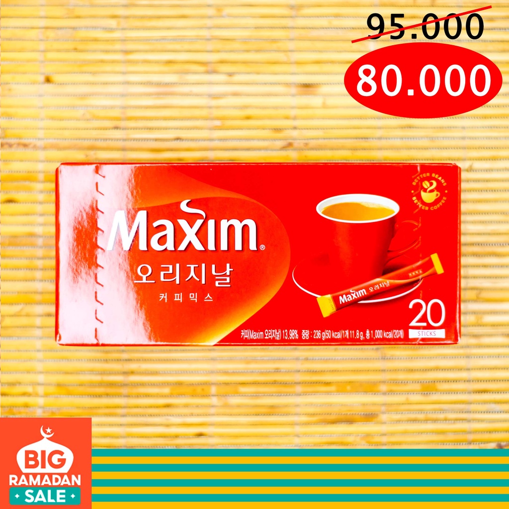 Jual Coffee Mix Original Maxim (20 sticks) Indonesia|Shopee Indonesia