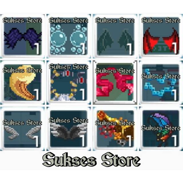 Growtopia ( Wing 2 ) | Shopee Indonesia