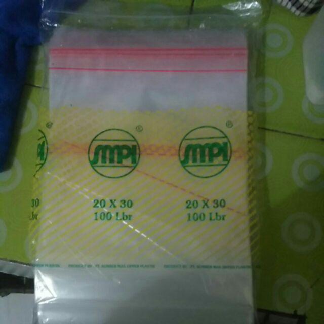 PLASTIK ZIP LOCK 20 X 30 PLASTIK KLIP ZIPLOCK CLIP 20 X 30 100 PCS ...