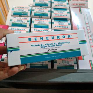 Jual BENEURON VITAMIN per Box mengandung vitamin B1, B6 dan B12.untuk ...